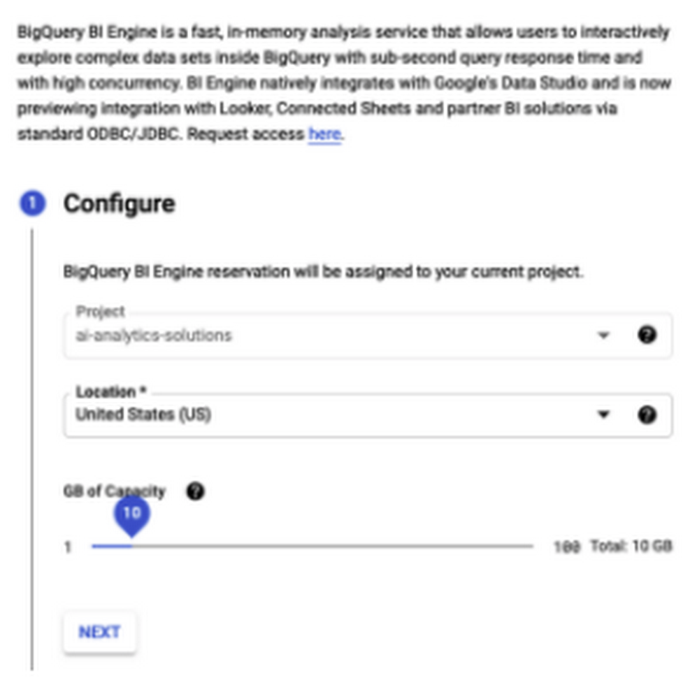 GCP - Speeding up small queries in BigQuery with BI Engine - Cloud ...